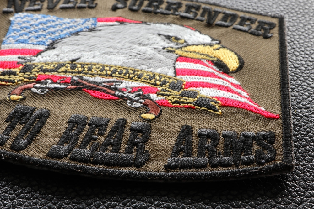 2nd Amendment Patch - Never Surrender - 2nd Amendment Patches by Ivamis Patches