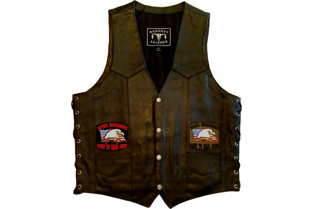 Never Surrender Black 2nd Amendment Patch | US Military Veteran Patches ...