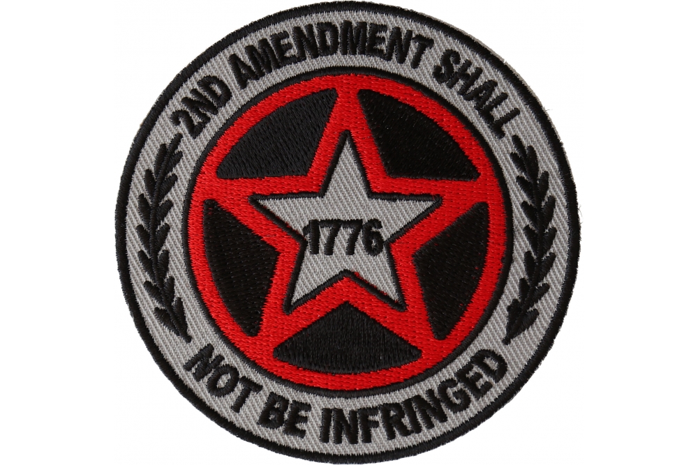 2nd Amendment Iron on Patch - 2nd Amendment Patches by Ivamis Patches