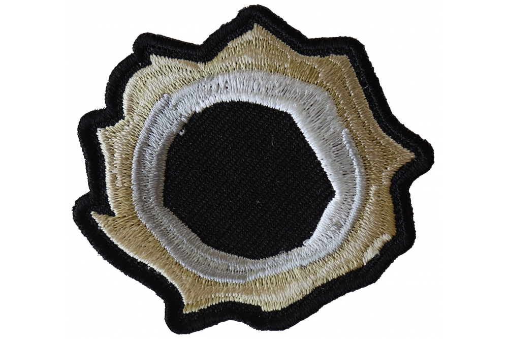 Bullet Hole Patch Green Metal by Ivamis Patches