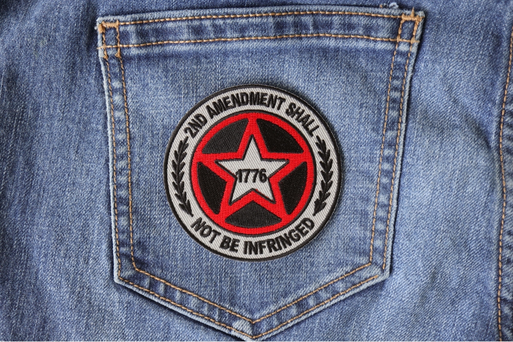 2nd Amendment Iron on Patch - 2nd Amendment Patches by Ivamis Patches