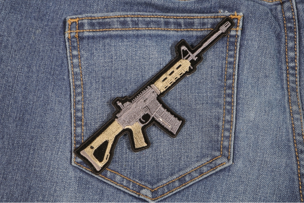 AR 15 Assault Rifle Patch by Ivamis Patches
