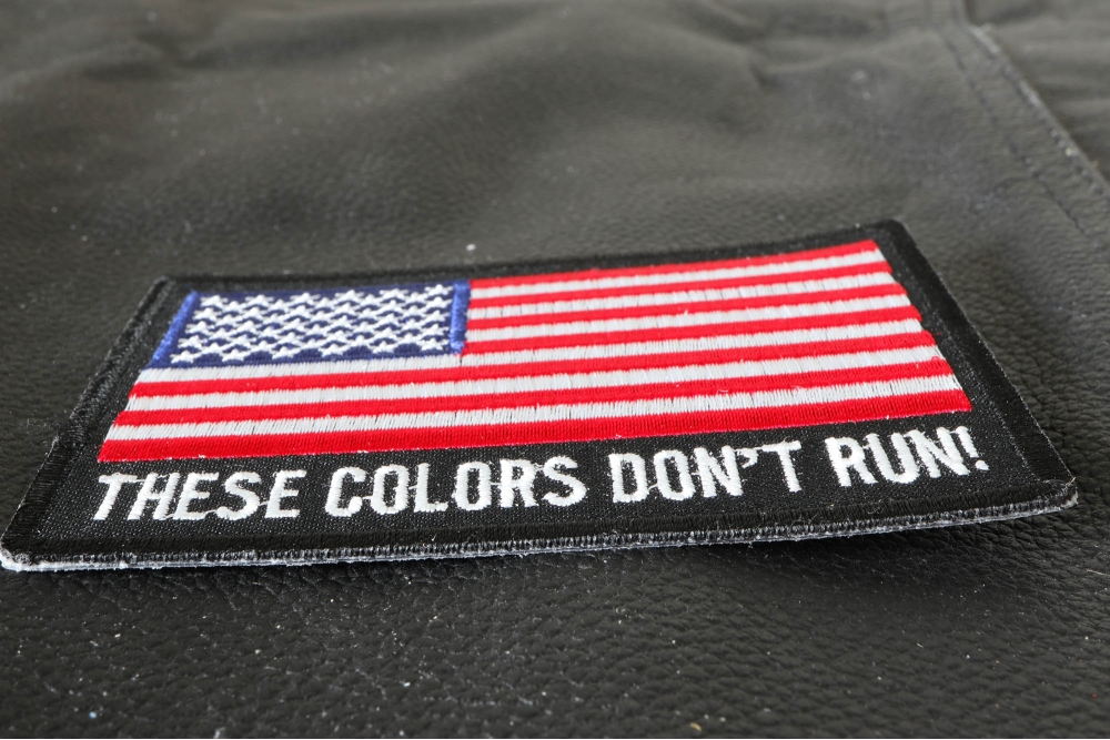 These Colors Don't Run US Flag Patch | US Military Veteran Patches by ...