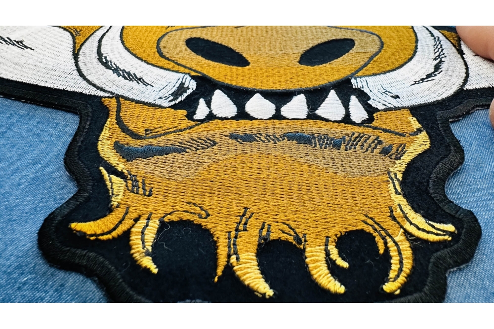 Wild Hog Patch, Large Animal Patches for Jackets by Ivamis Patches
