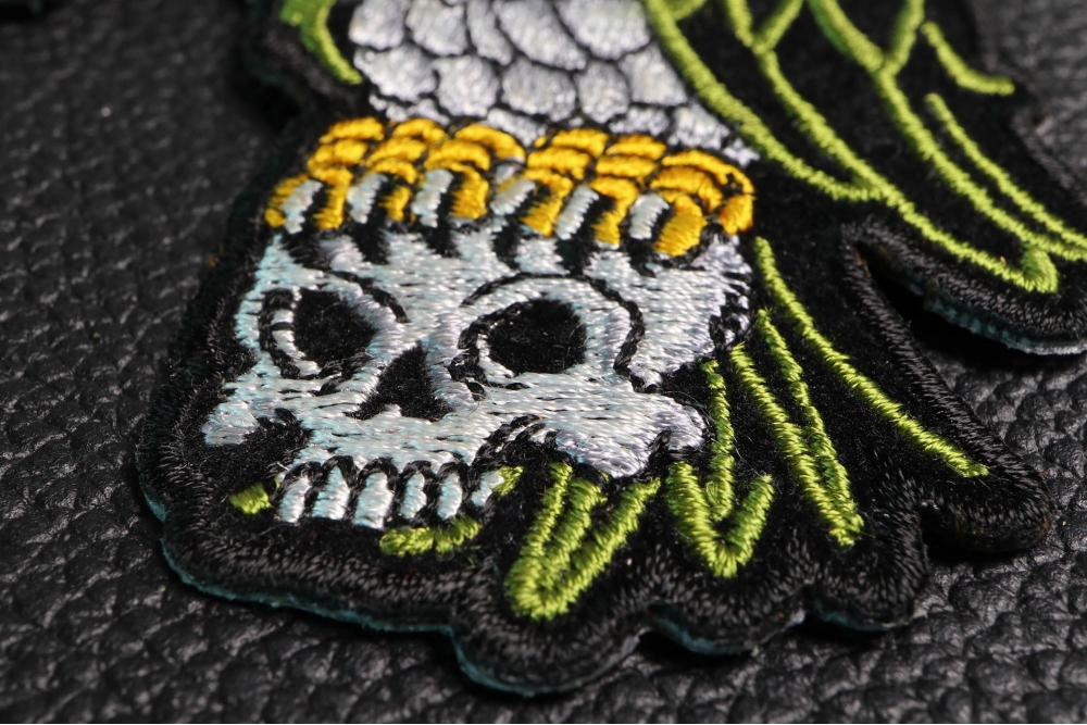 Vulture On Skull Patch by Ivamis Patches