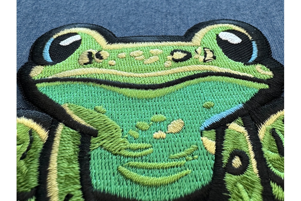 Cute Frog Patch by Ivamis Patches
