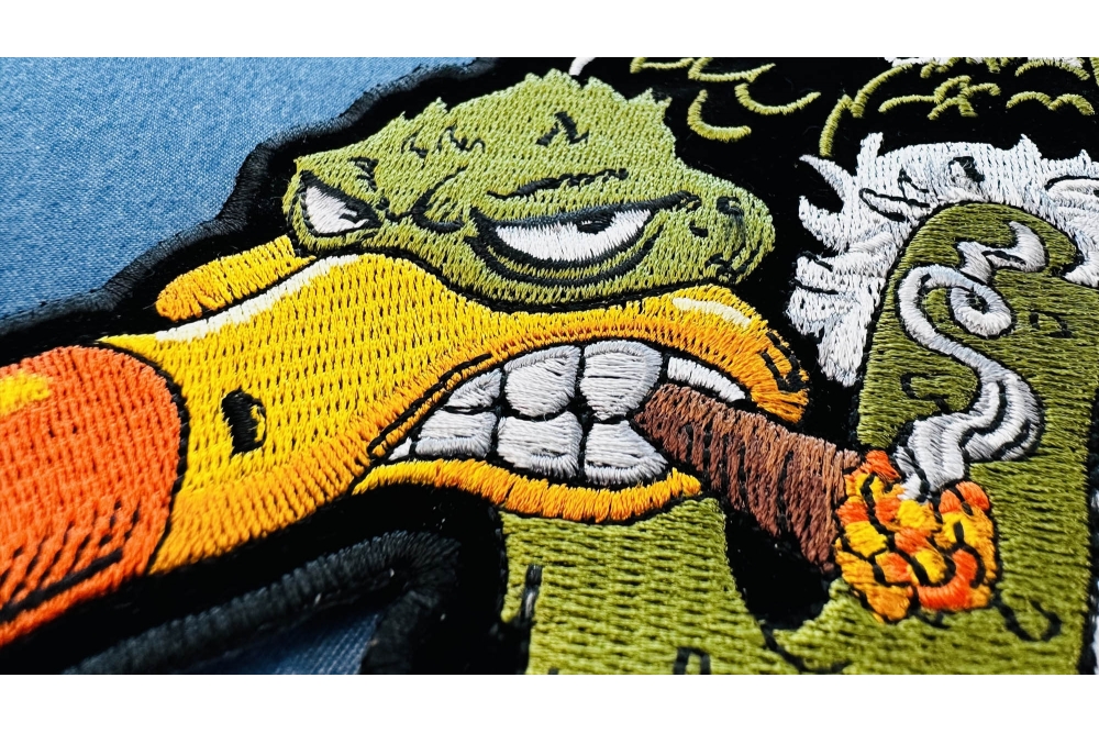 Large Vulture Patch for Back of Biker Jackets by Ivamis Patches