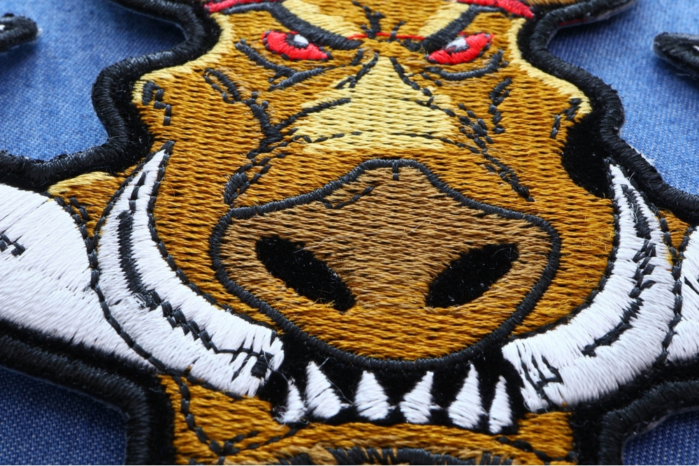 Wild Hog Patch, Biker Vest Patches, Sew or Iron on Patch by Ivamis Patches
