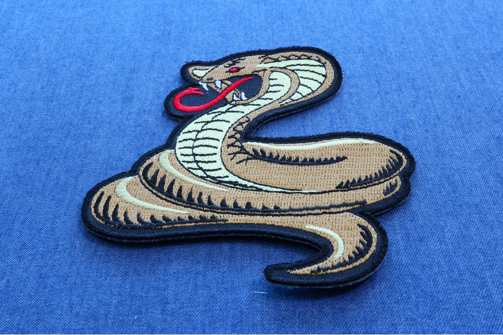Cobra Patch for Sewing on to Jackets by Ivamis Patches
