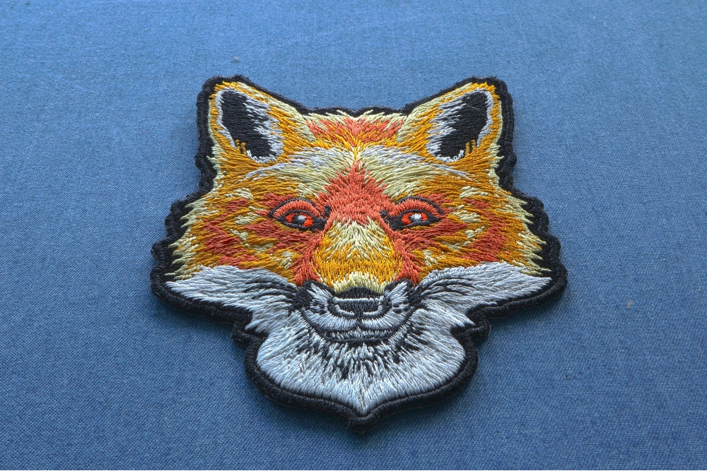 Fox Patch for Sewing or Ironing on to Jackets by Ivamis Patches