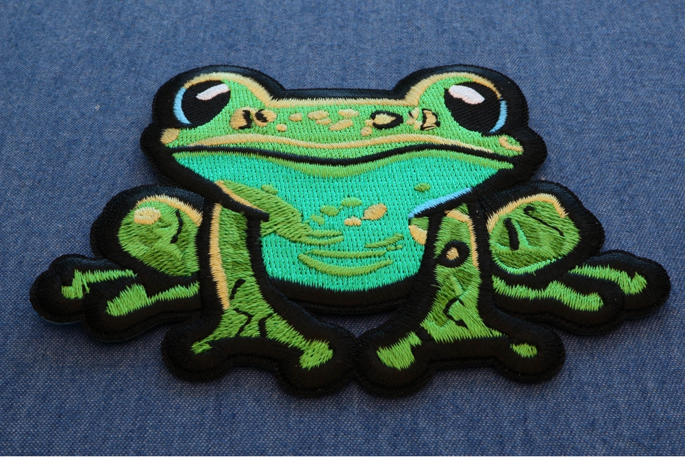 Cute Frog Patch by Ivamis Patches