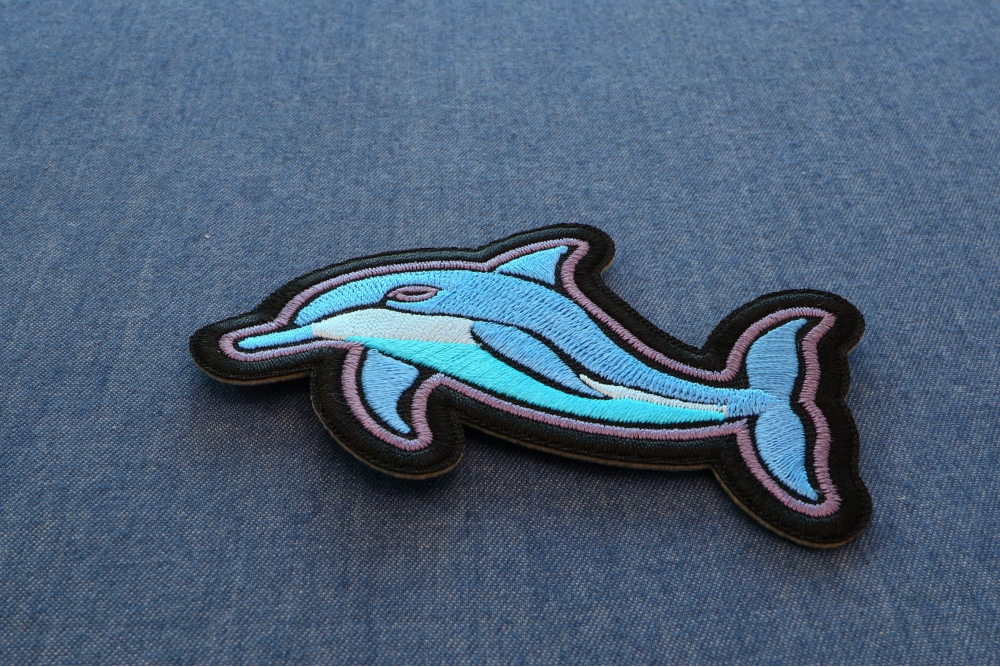Dolphin Patch Embroidered by Ivamis Patches
