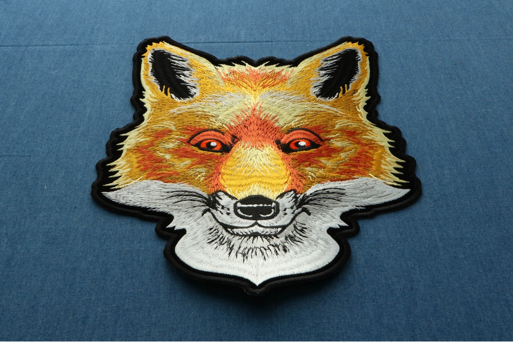 Large Fox Patch for Back of Leather Jackets by Ivamis Patches