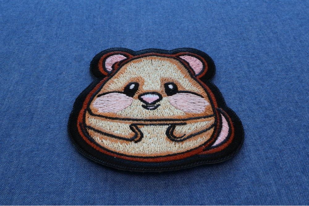 Hamster Iron on Patch by Ivamis Patches