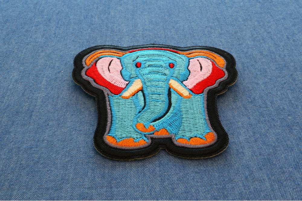 Holly Elephant Patch Embroidered by Ivamis Patches