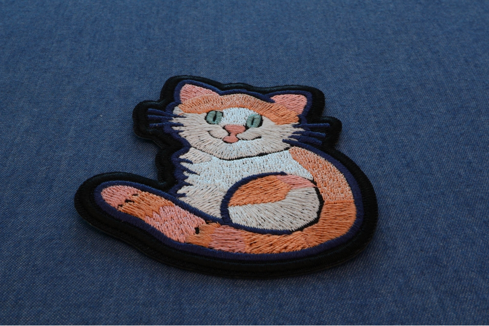 Kedi Cat Iron on Patch by Ivamis Patches