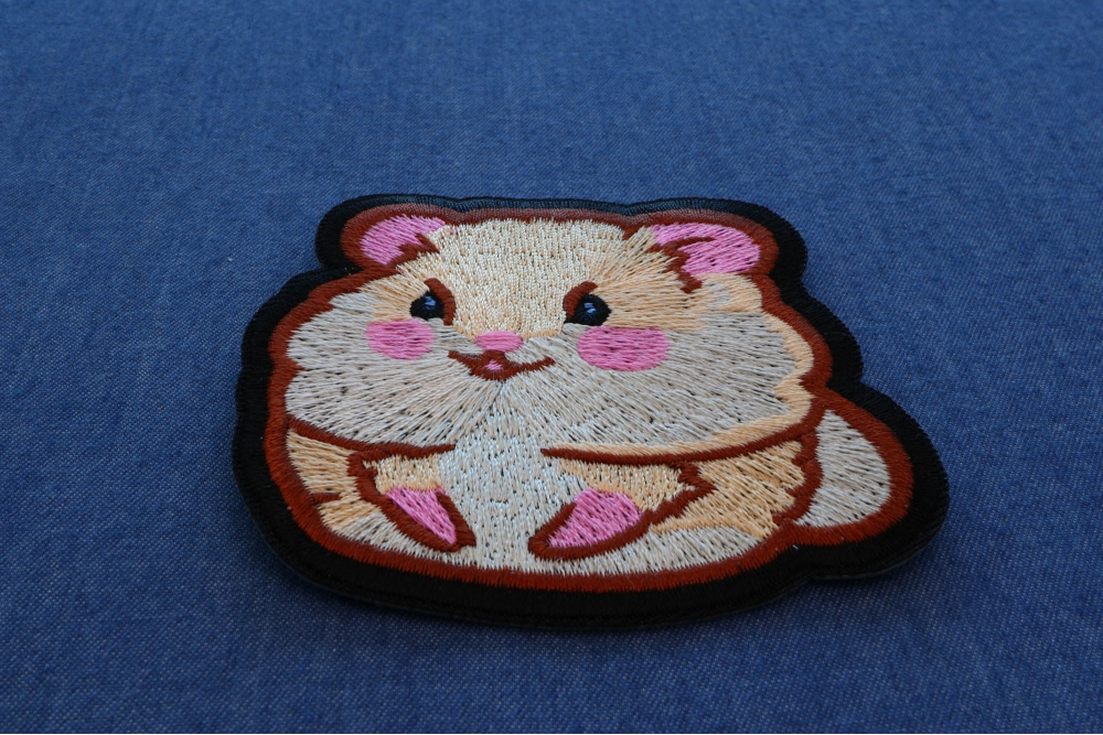 Lady Hamster Iron on Patch by Ivamis Patches