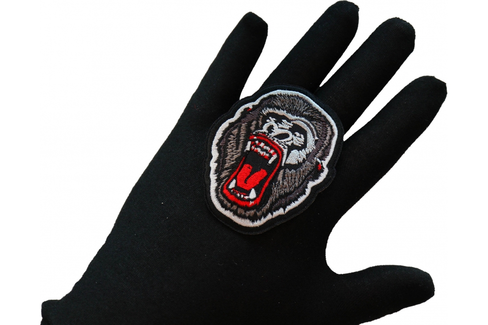 Big Lip Ape Iron on Patch by Ivamis Patches