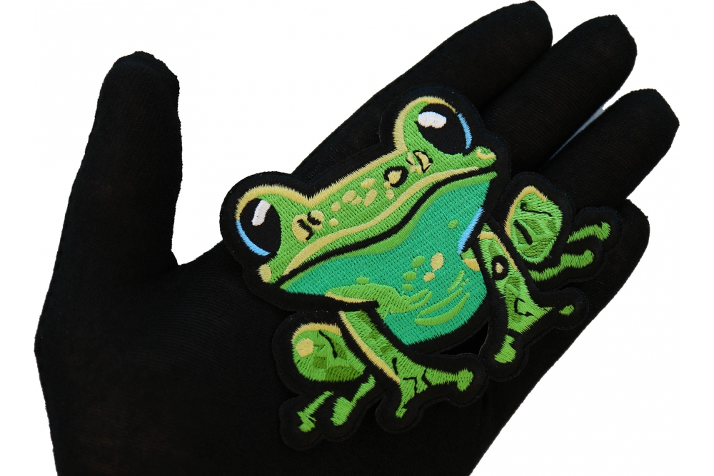Cute Frog Patch by Ivamis Patches