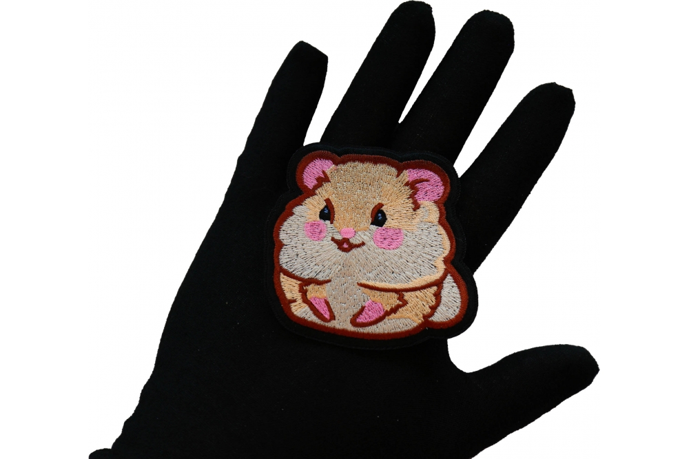 Lady Hamster Iron on Patch by Ivamis Patches