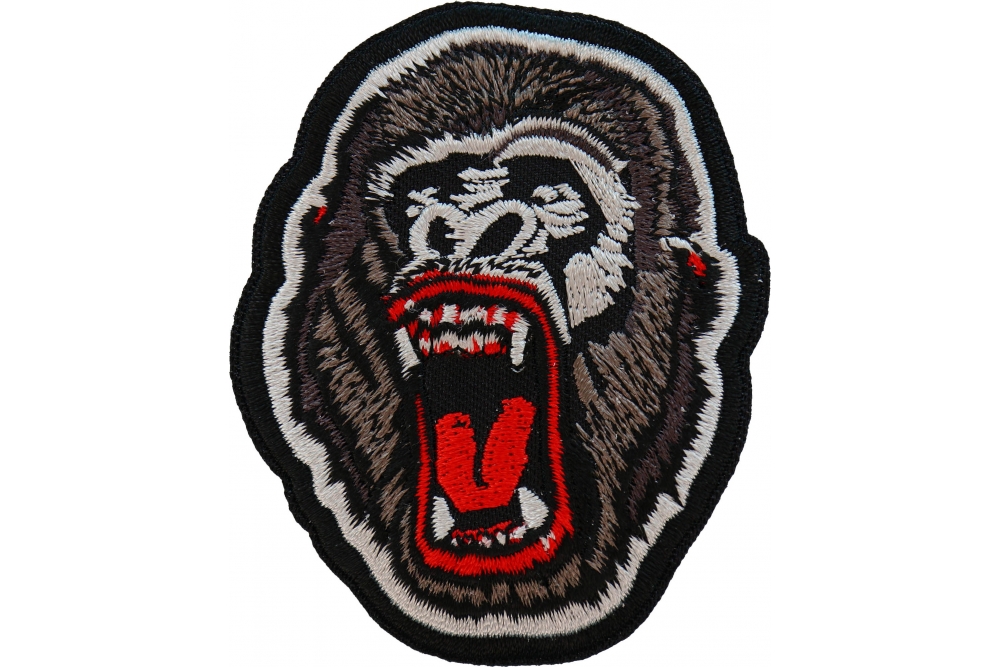 Big Lip Ape Iron on Patch by Ivamis Patches