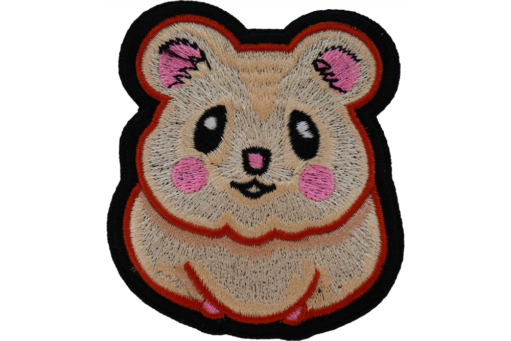 Cute Hamster Iron on Patch by Ivamis Patches