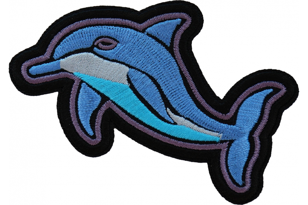 Dolphin Patch Embroidered by Ivamis Patches
