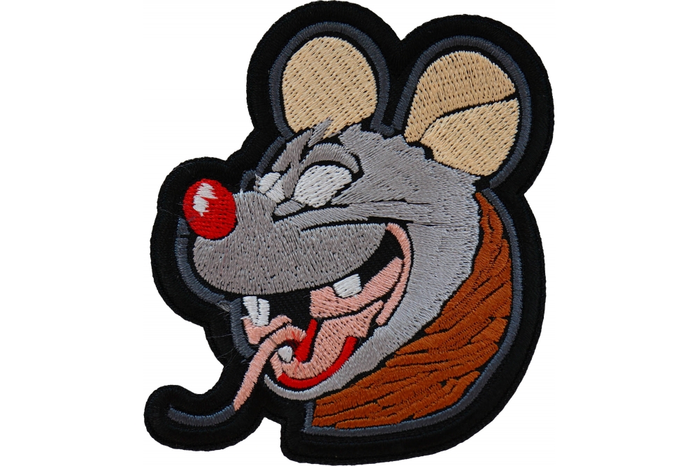 Drunk Rat Iron on Patch by Ivamis Patches
