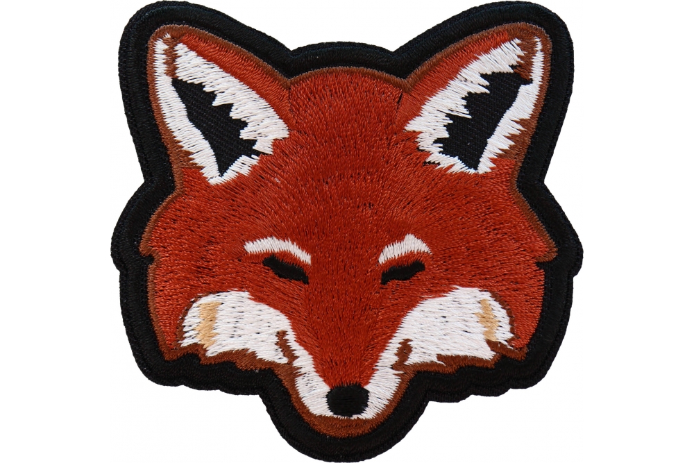 Fox Head Patch Embroidered by Ivamis Patches