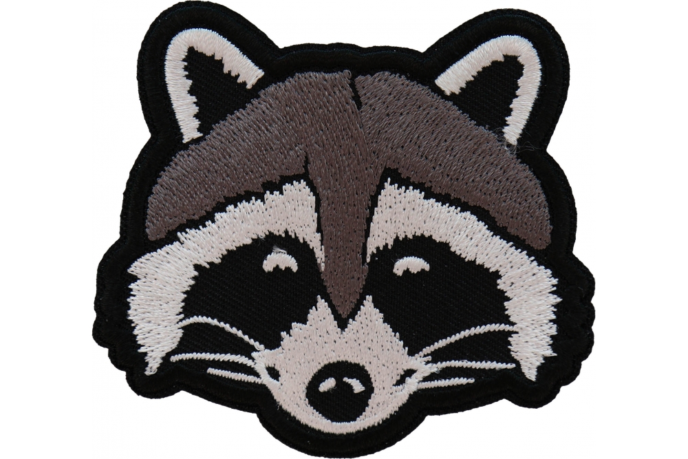 Funny Raccoon Iron on Patch by Ivamis Patches