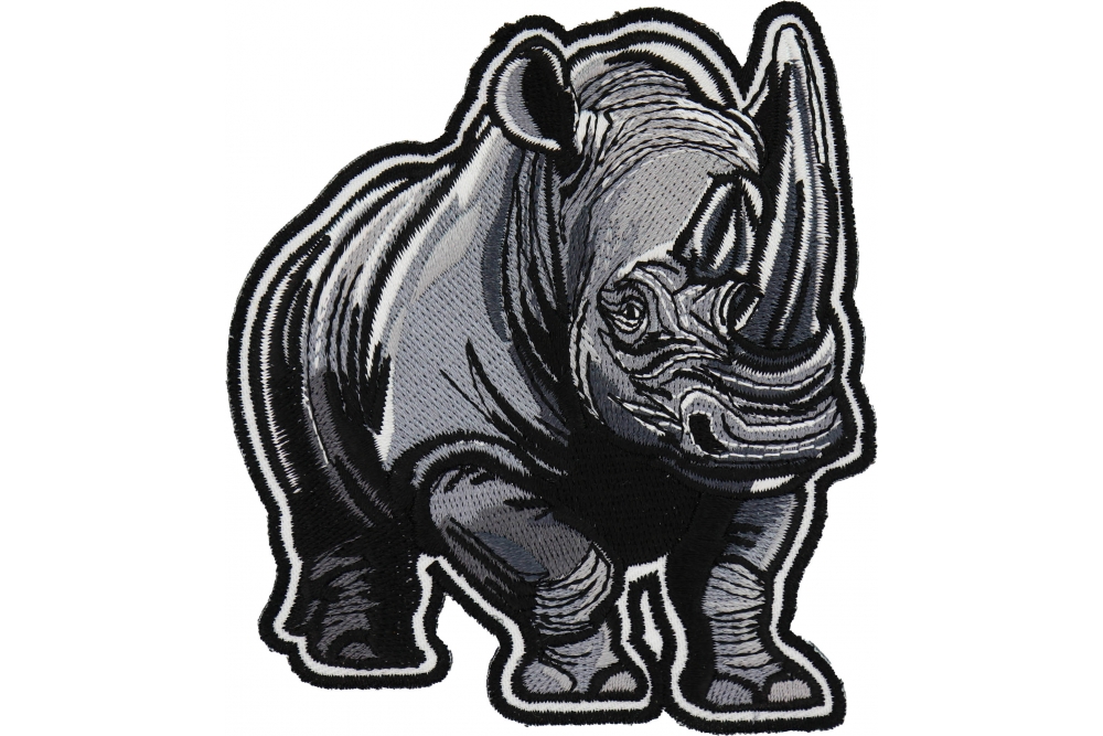 Gray Rhino Patch by Ivamis Patches