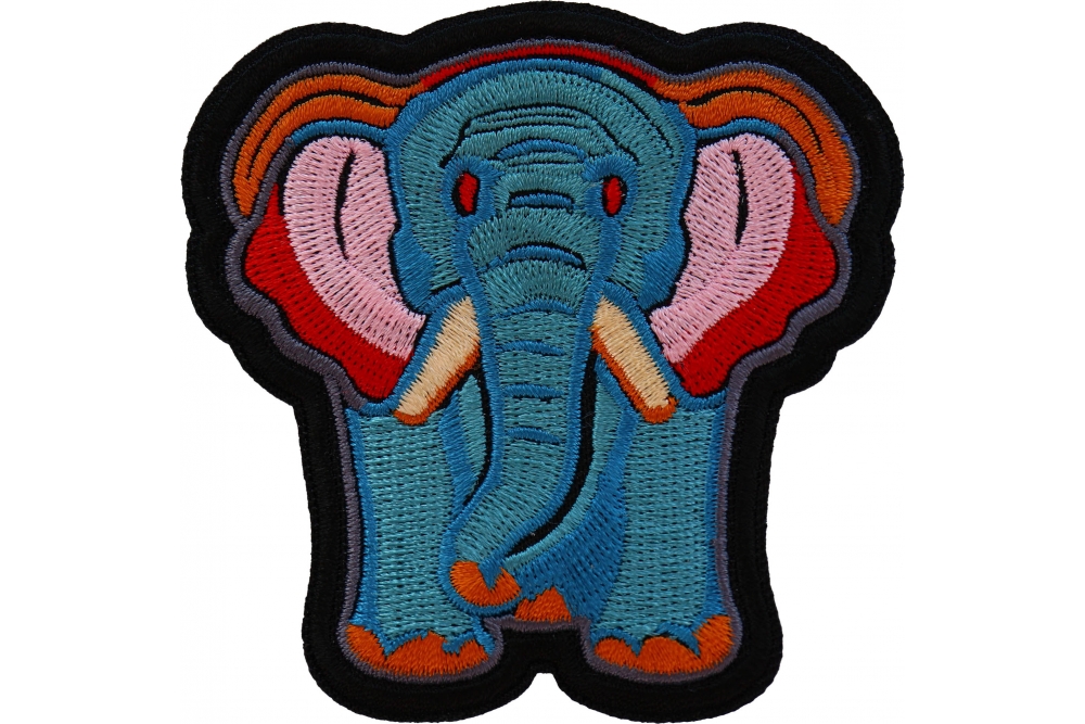 Holly Elephant Patch Embroidered by Ivamis Patches