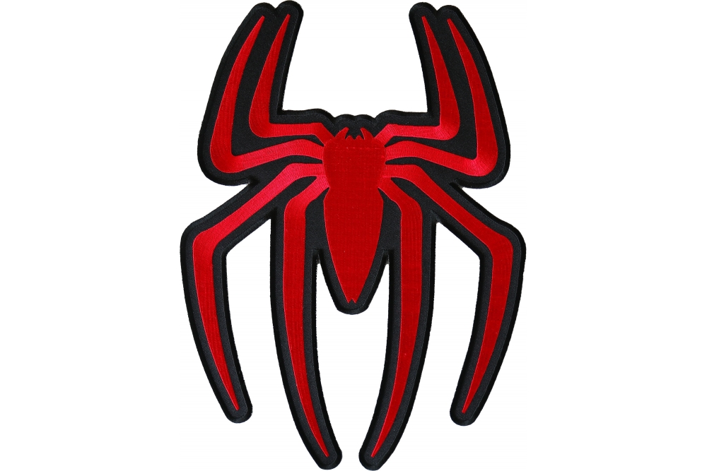 Red Spider Patch, Large Animal Patches for Jackets by Ivamis Patches