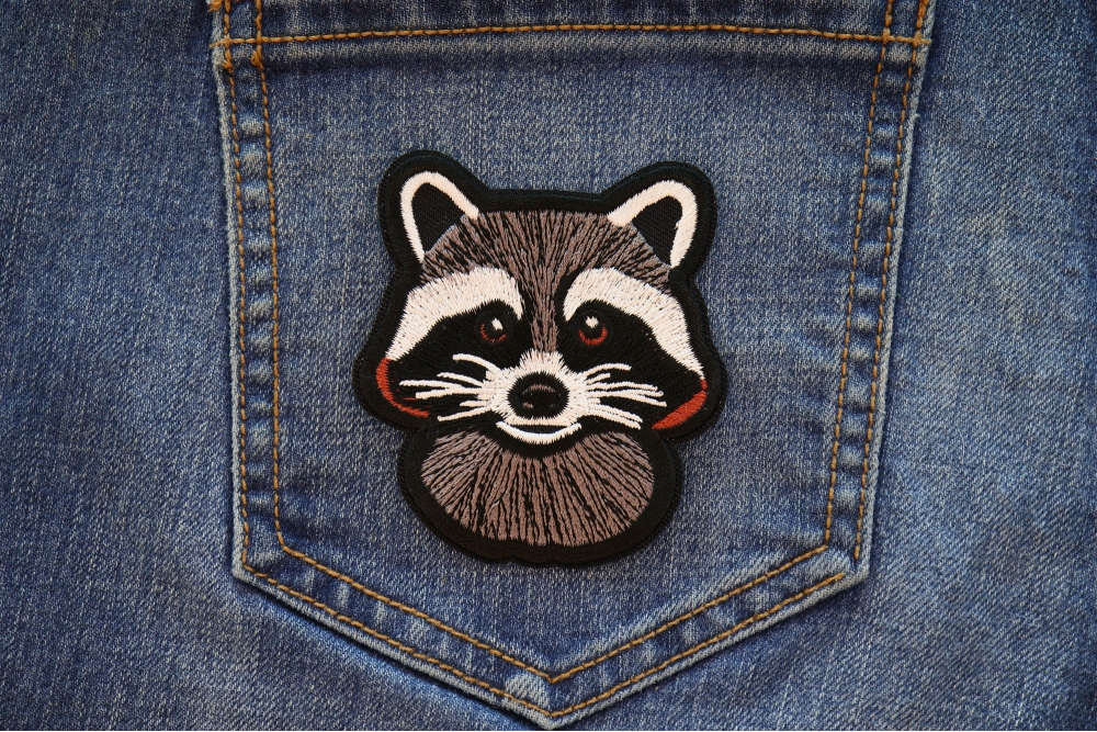 Cheeky Raccoon Iron on Patch by Ivamis Patches