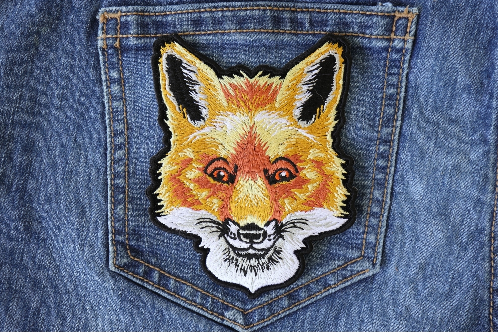 Fox Patch for Sewing or Ironing on to Jackets by Ivamis Patches