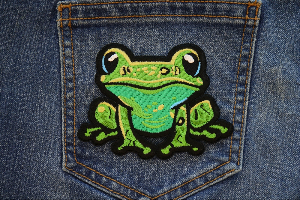 Cute Frog Patch by Ivamis Patches