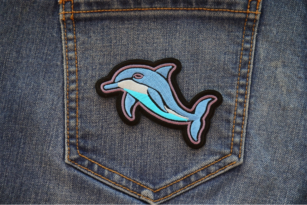 Dolphin Patch Embroidered by Ivamis Patches