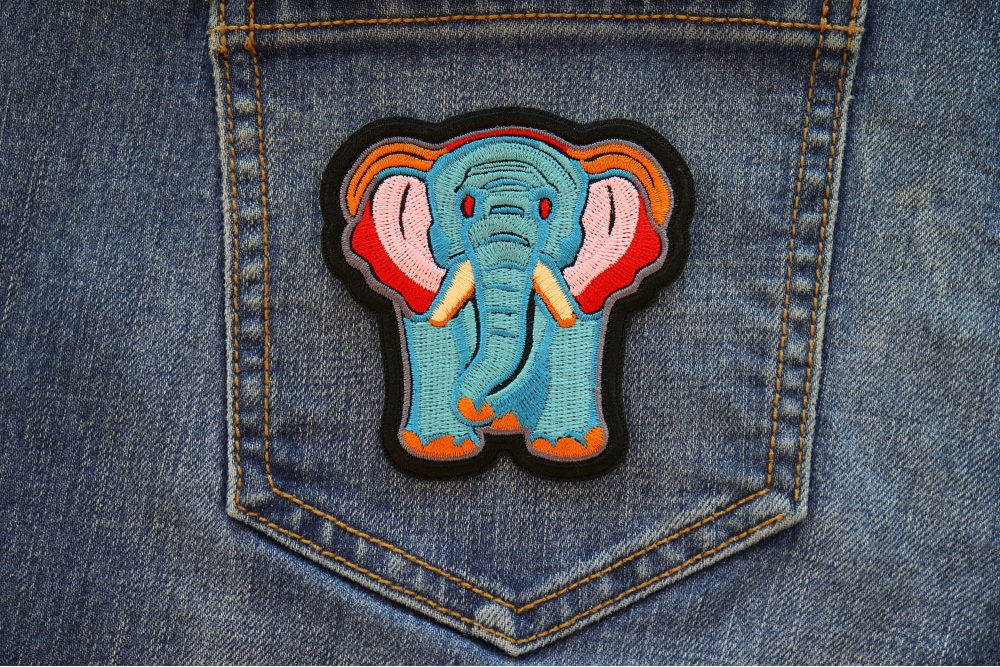 Holly Elephant Patch Embroidered by Ivamis Patches