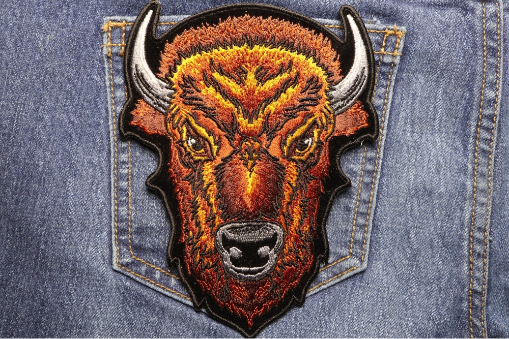 Buffalo Patch - Sew on Leather Jackets by Ivamis Patches
