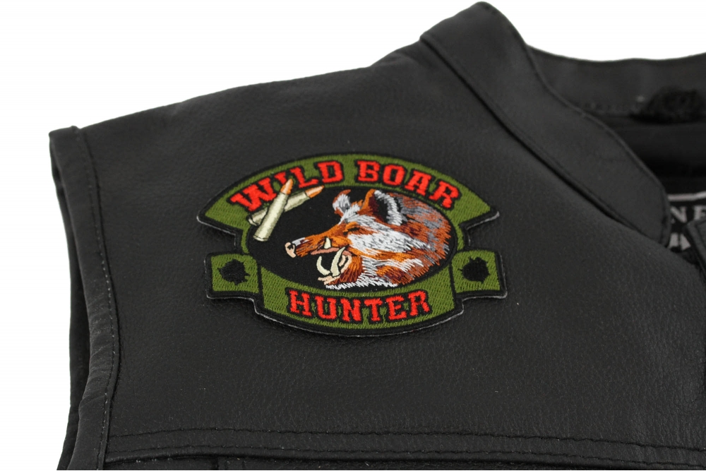 Wild Boar Hunter Patch | Embroidered Patches by Ivamis Patches