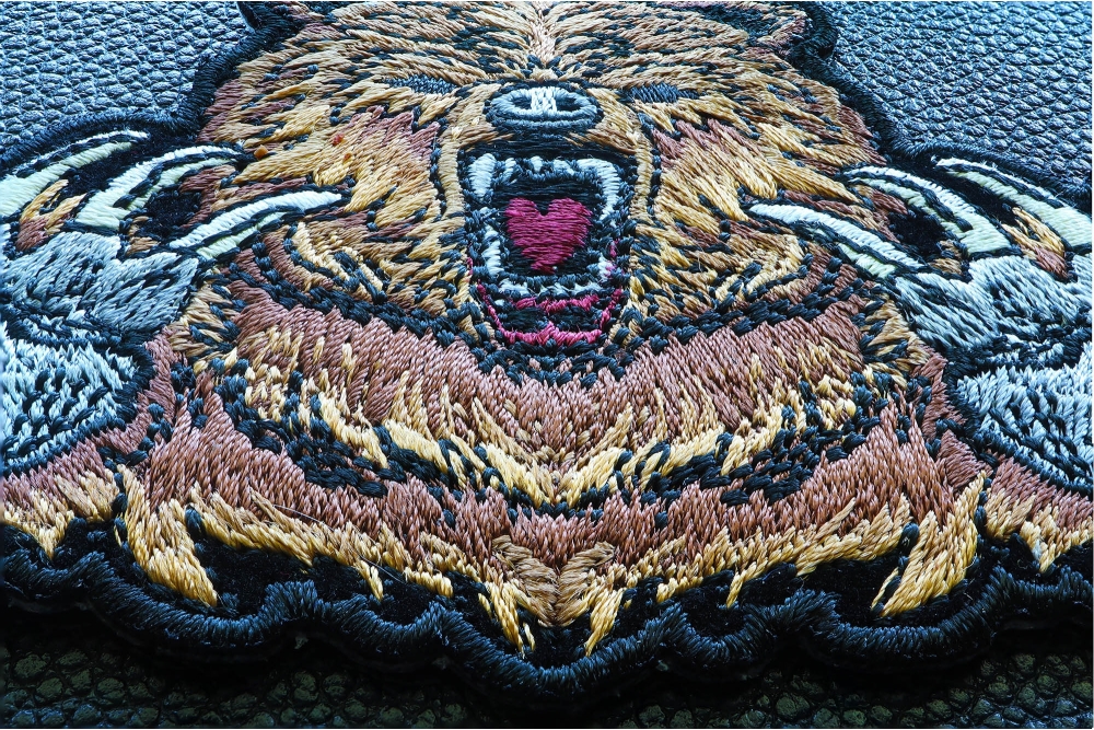 Bear Patch for Sewing on to Jackets by Ivamis Patches