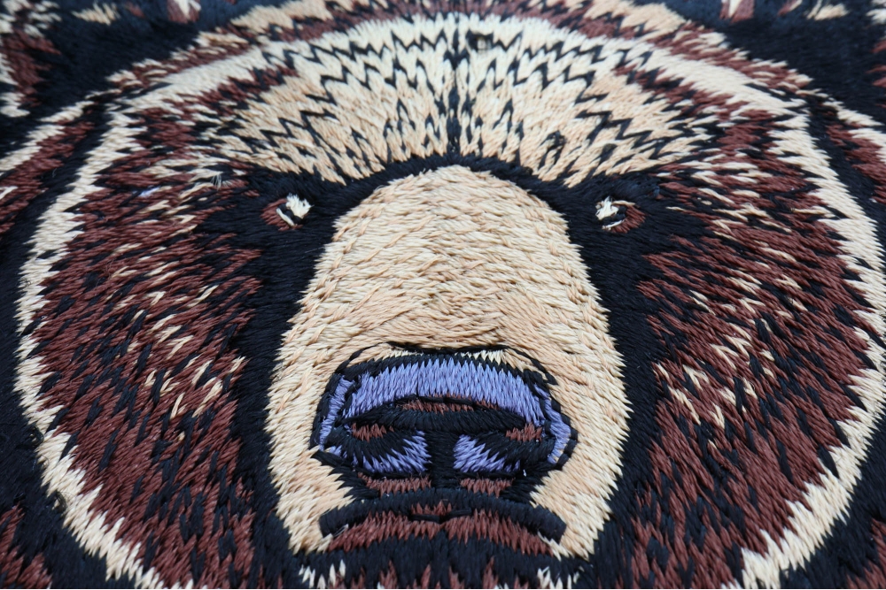 Bear Head Patch - Iron on Bear Patches by Ivamis Patches