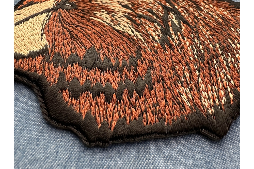 Grizzly Looking Bear Patch - Iron on Bear Patches by Ivamis Patches