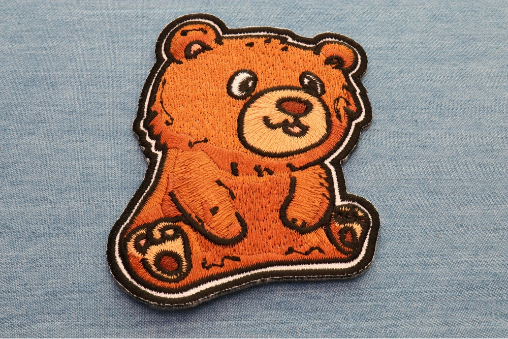 Cute Bear Patch - Iron on Bear Patches by Ivamis Patches