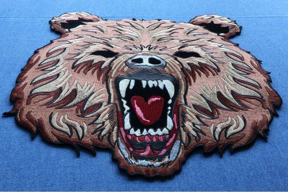 Furry Bear Large Jacket Patch by Ivamis Patches