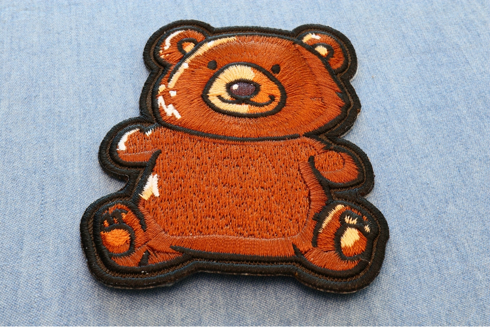 Teddy Bear Patch - Iron on Bear Patches by Ivamis Patches