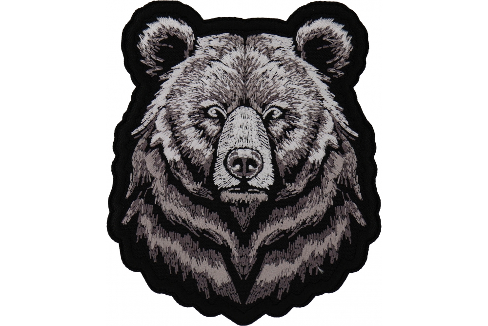 Bear Stare Patch - Iron on Bear Patches by Ivamis Patches