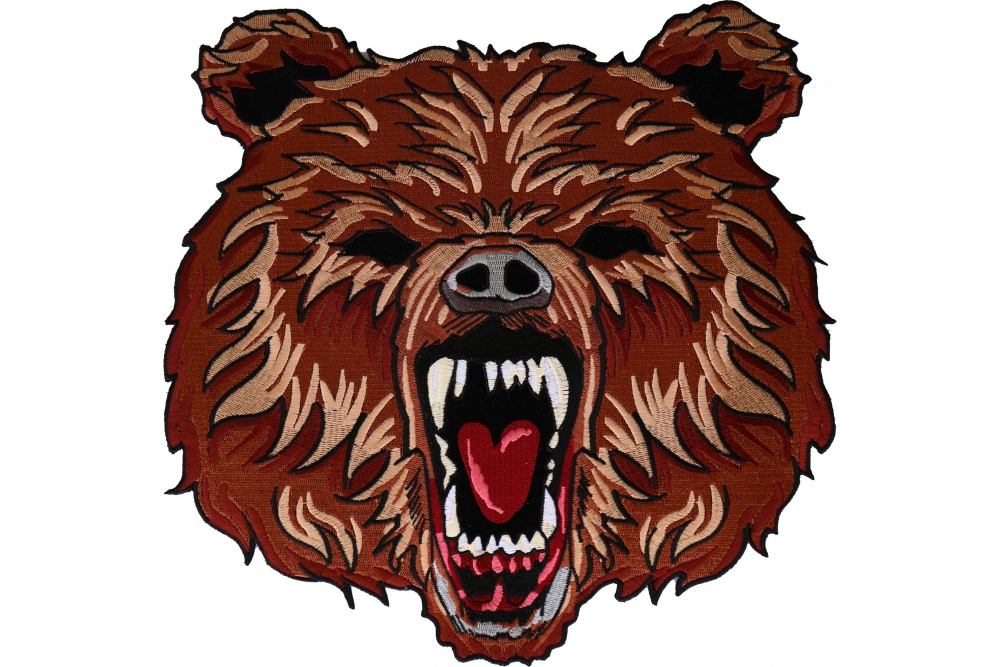 Furry Bear Large Jacket Patch by Ivamis Patches