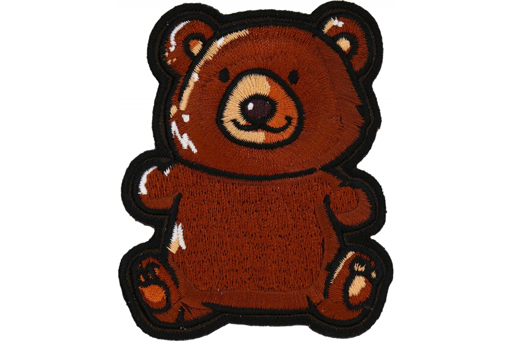 Teddy Bear Patch - Iron on Bear Patches by Ivamis Patches