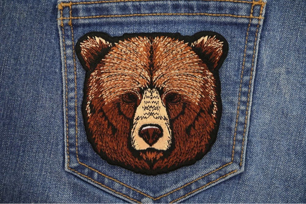 Cute Bear Patch - Iron on Bear Patches by Ivamis Patches